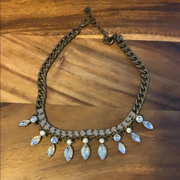 LOFT | Jewelry | Loft Marquis Crystal Necklace | Poshmark